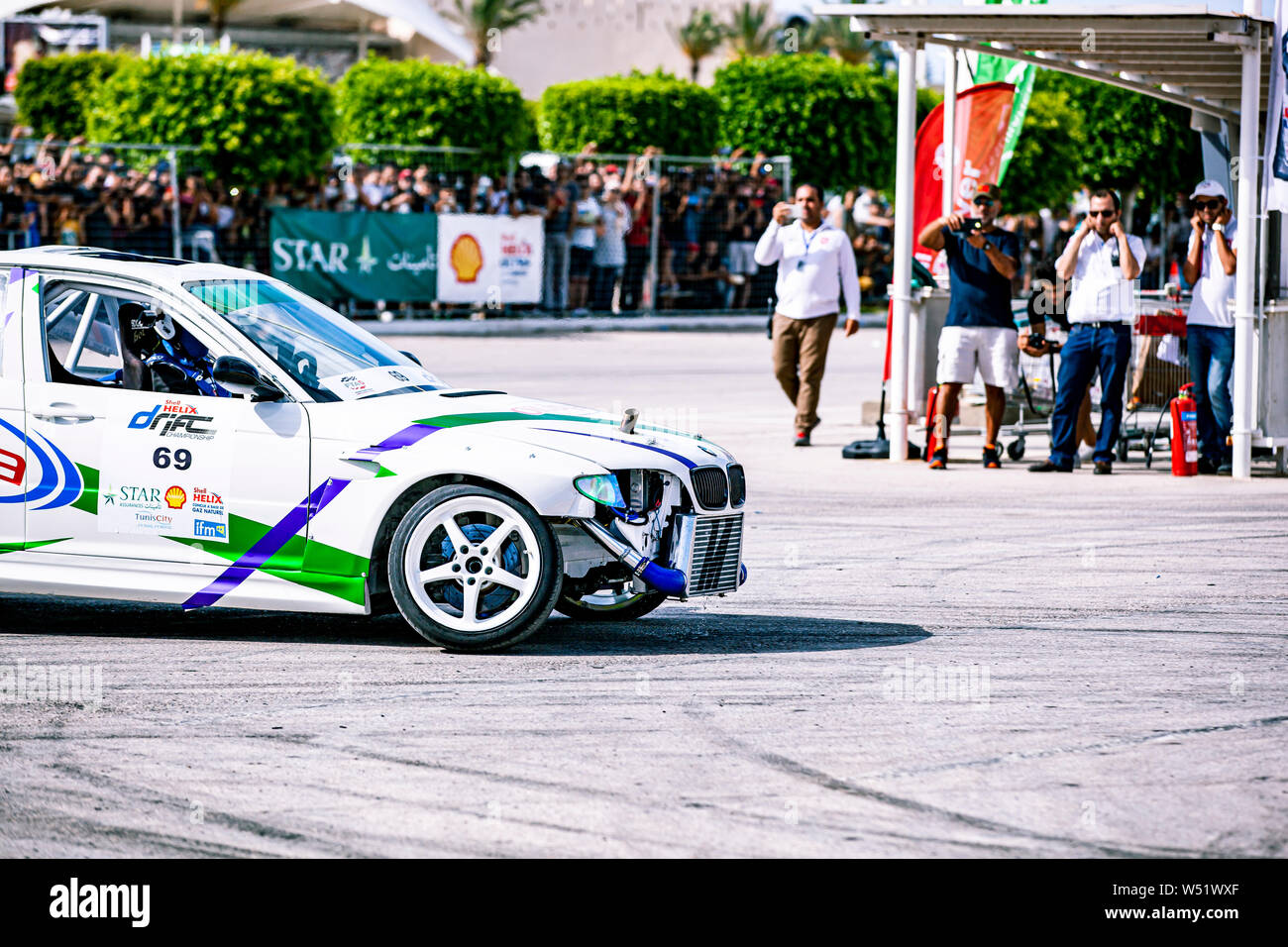 drift tuning car tunisia Stock Photo - Alamy