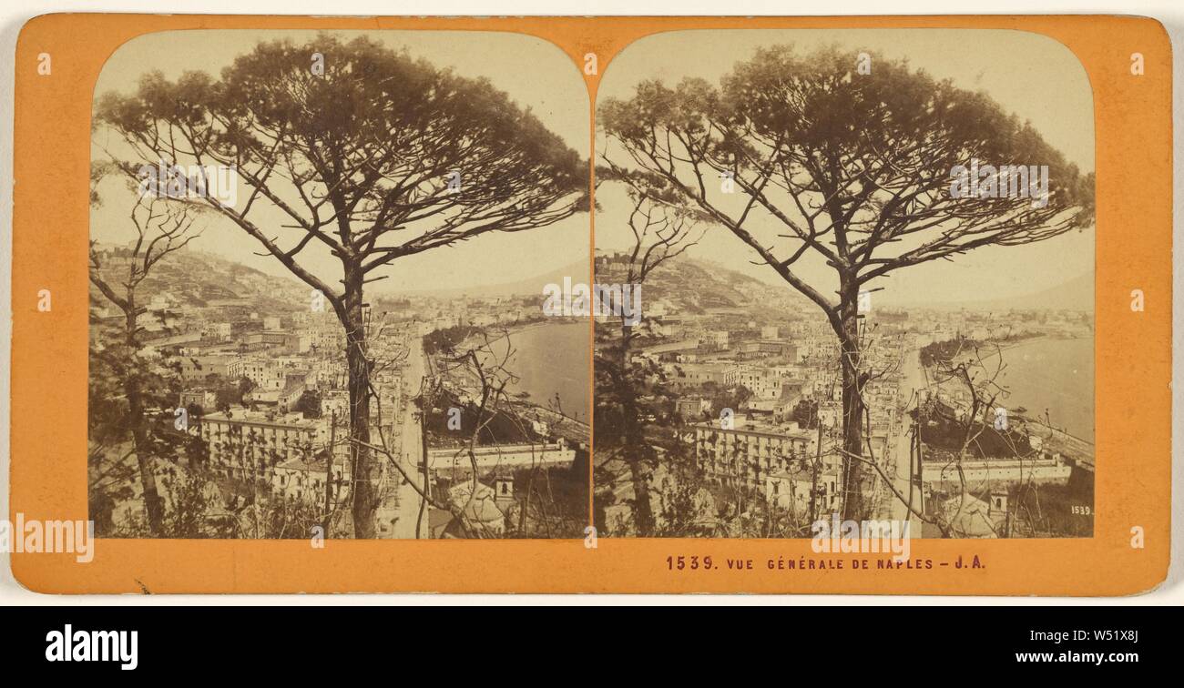 Vue Generale de Naples, Attributed to Jules Andrieu (French, 1816 ...