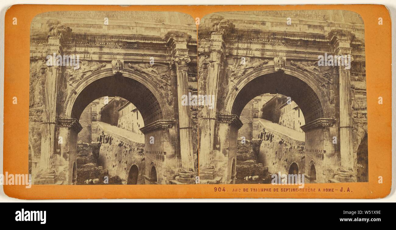 Arc de triomphe de septime severe hi-res stock photography and images ...