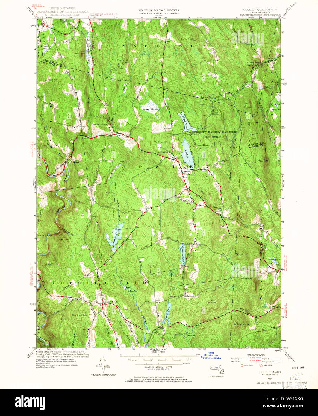 Map of goshen hi-res stock photography and images - Alamy