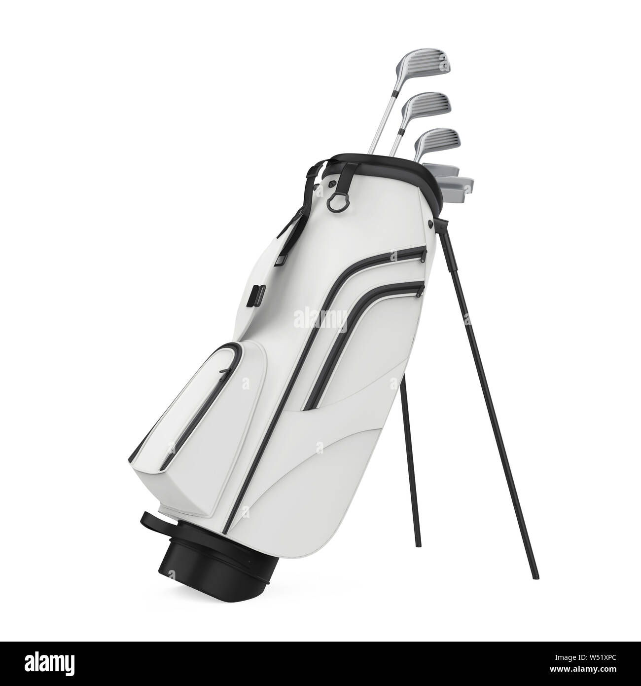Golf Club Bag Isolated Stock Photo - Alamy