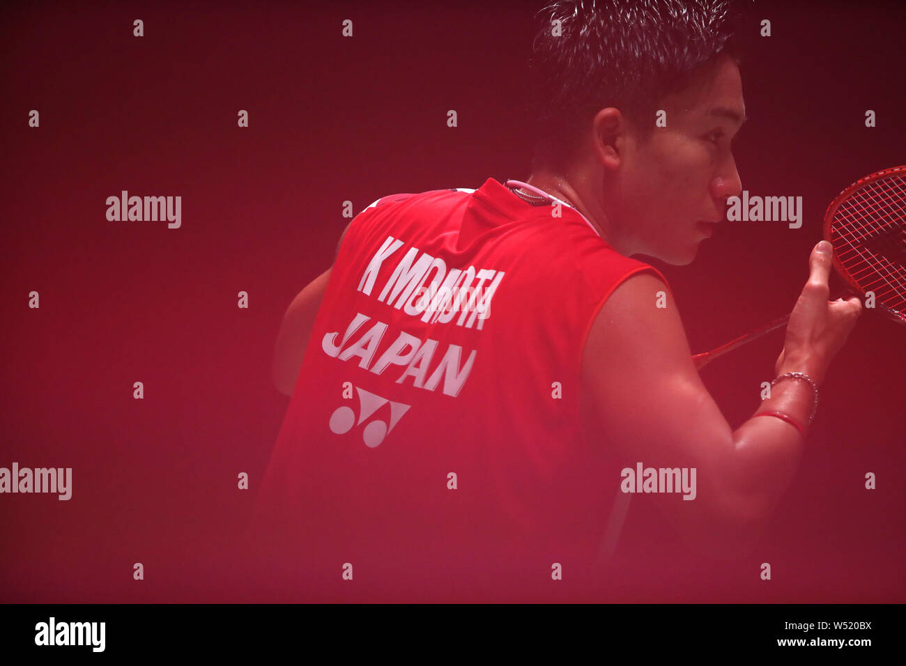 Tokyo, Japan. 26th July, 2019. Kento Momota (JPN) Badminton : Daihatsu Yonex Japan Open 2019 Men ...