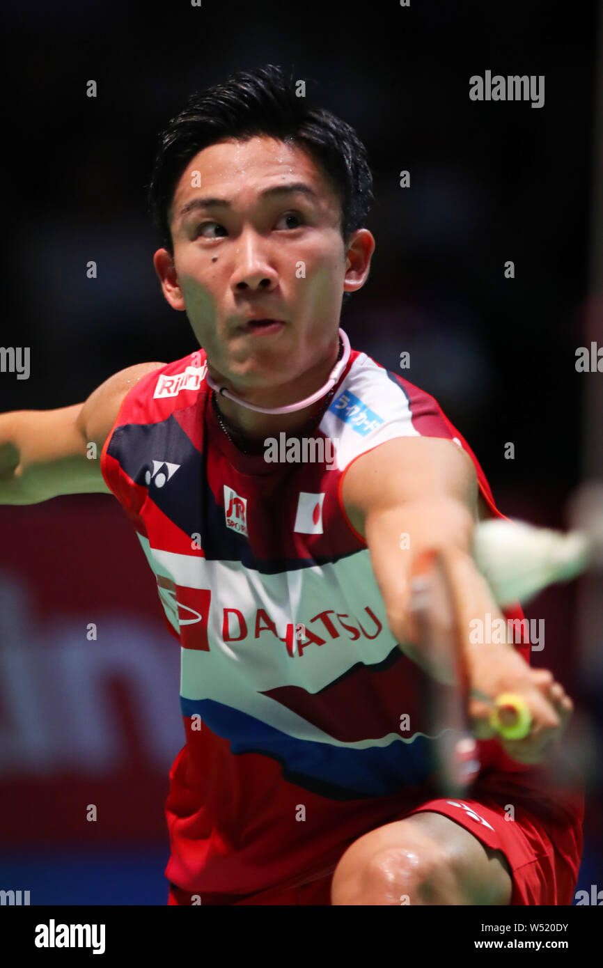 Tokyo, Japan. 26th July, 2019. Kento Momota (JPN) Badminton : Daihatsu Yonex Japan Open 2019 Men ...