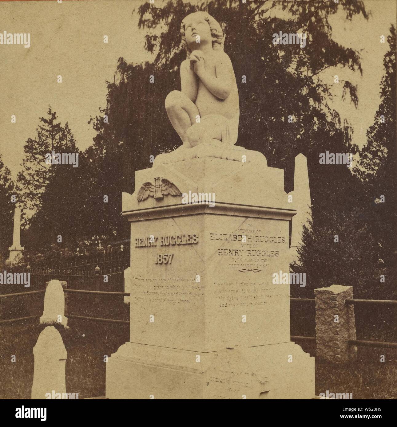 Greenwood Cemetery. Ruggles' Monument., Edward and Henry T. Anthony ...