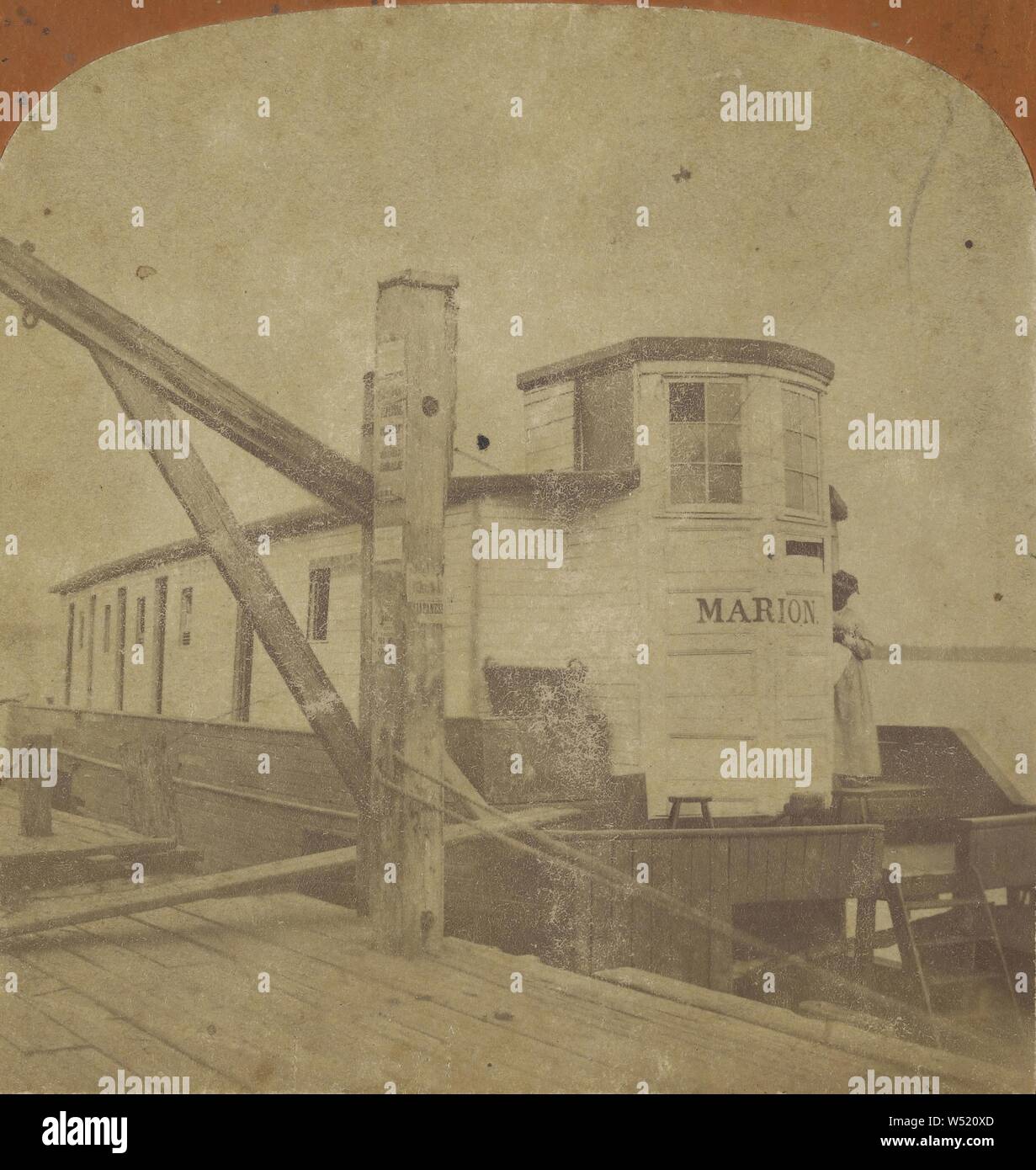 Palatka. Wharf and Boat. St. John's River, Florida, Edward and Henry T ...