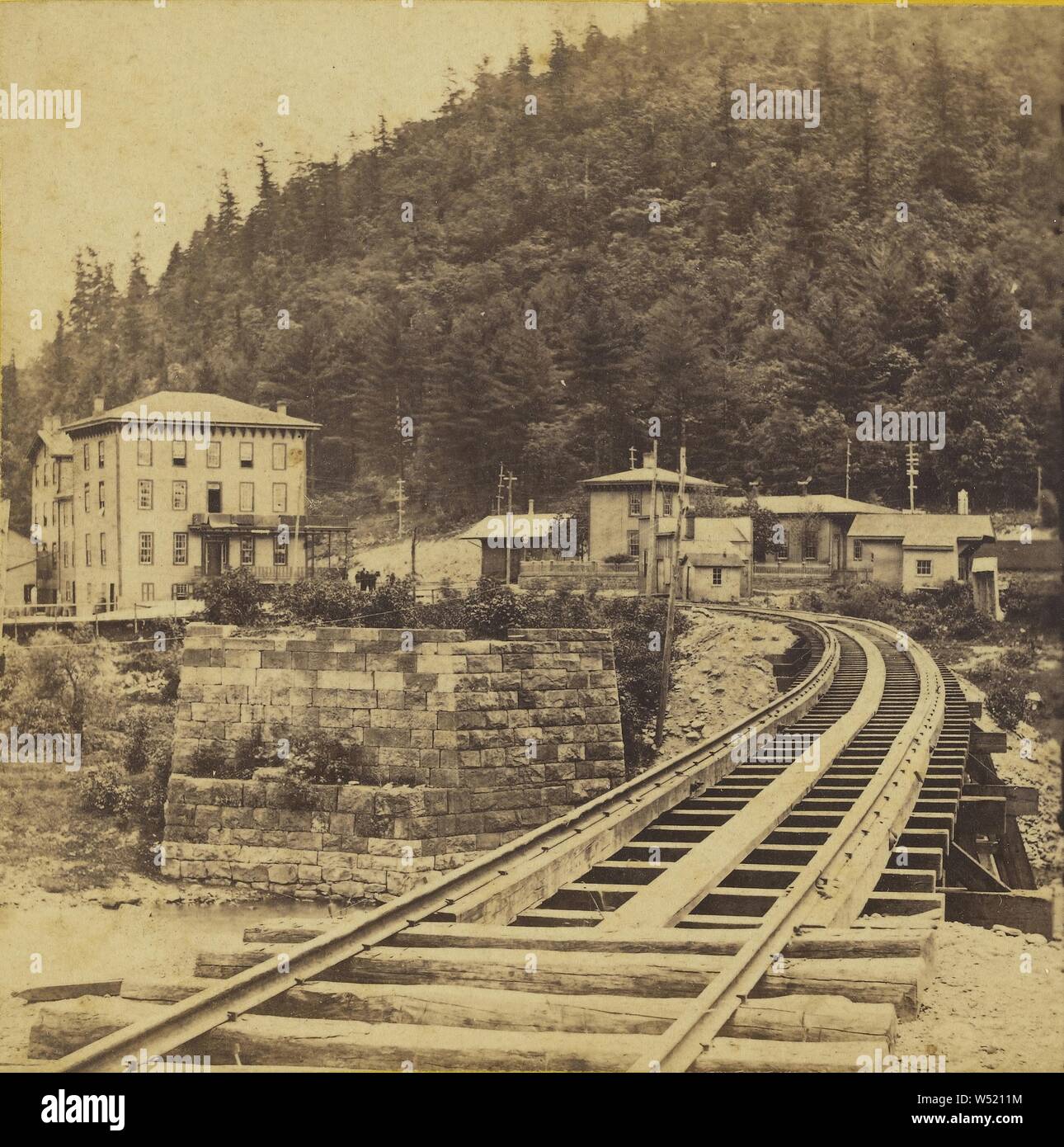 Railroad Bridge over the Juniata at Tyrone. Pennsylvania Central R.R ...