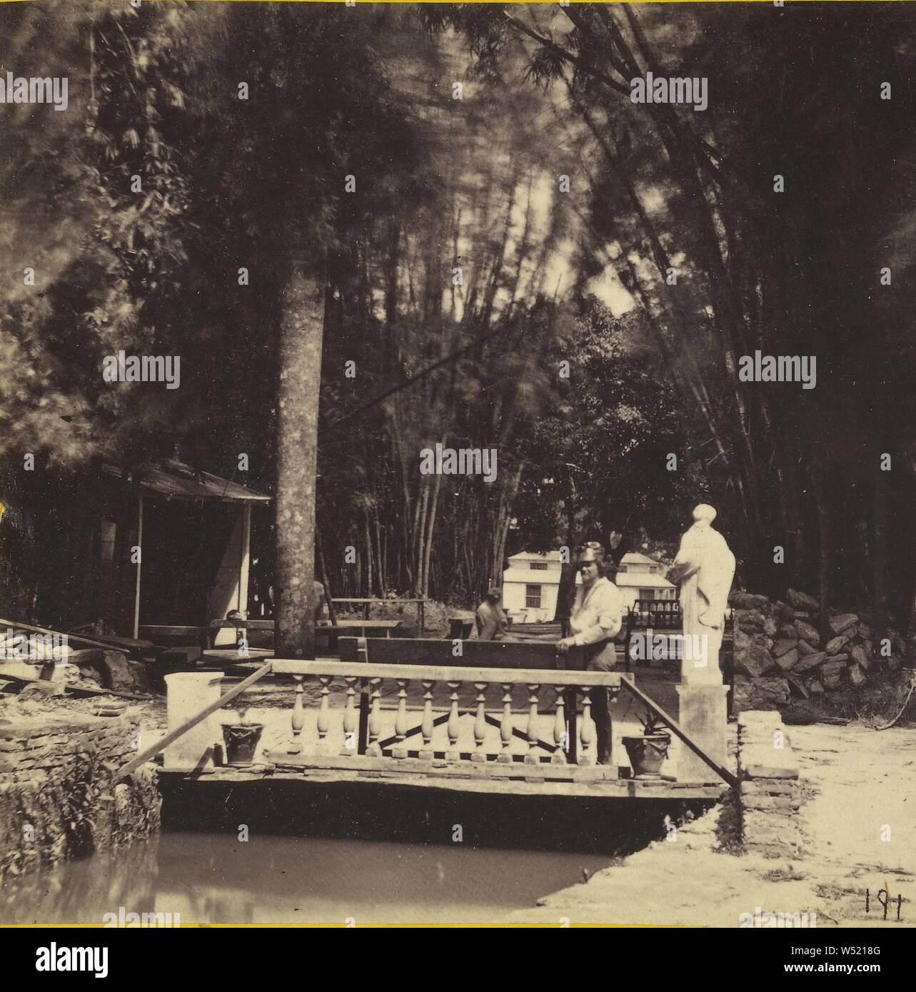 View at the Bishop's Garden, Havana., George N. Barnard (American, 1819 ...