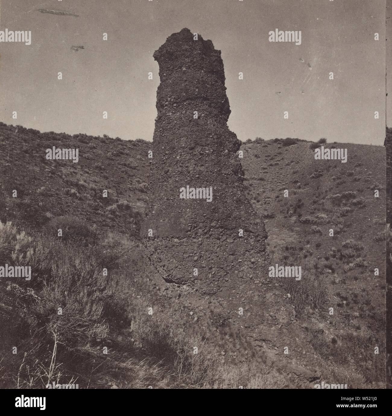 Light House Rock, 250 Feet High, Echo Canyon. Union Pacific Rail Road ...