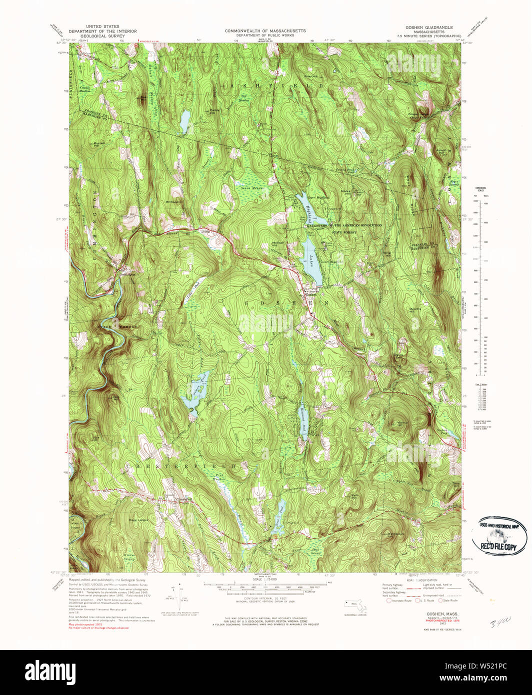 Map of goshen hi-res stock photography and images - Alamy