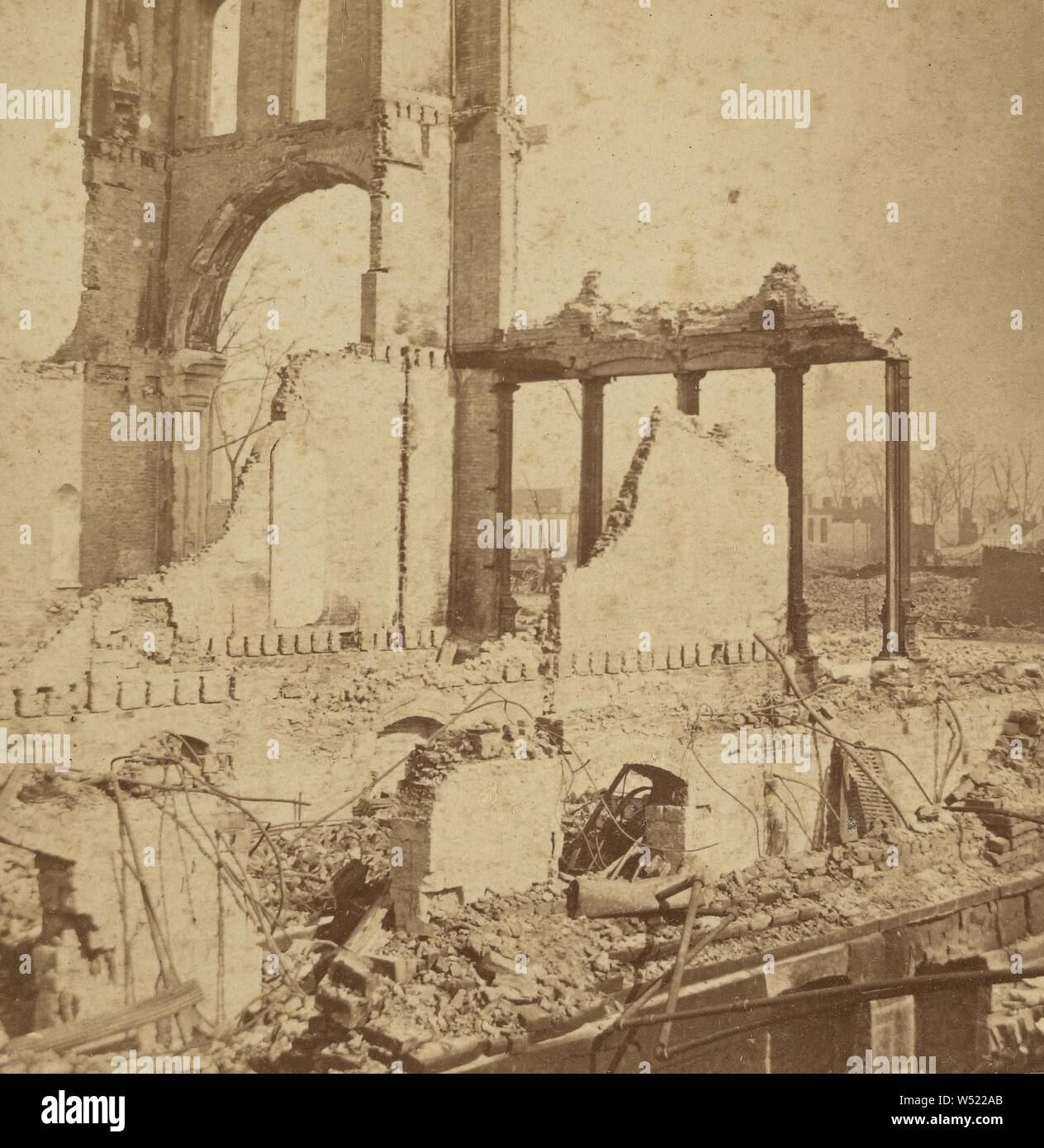1871 the great chicago fire hi-res stock photography and images - Alamy