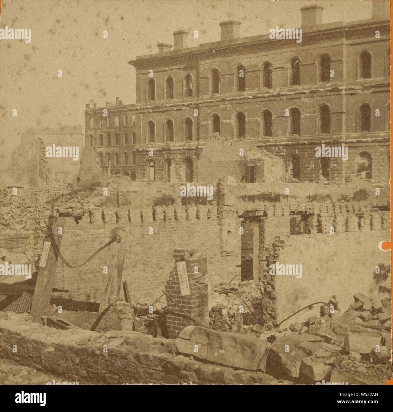 1871 the great chicago fire hi-res stock photography and images - Alamy