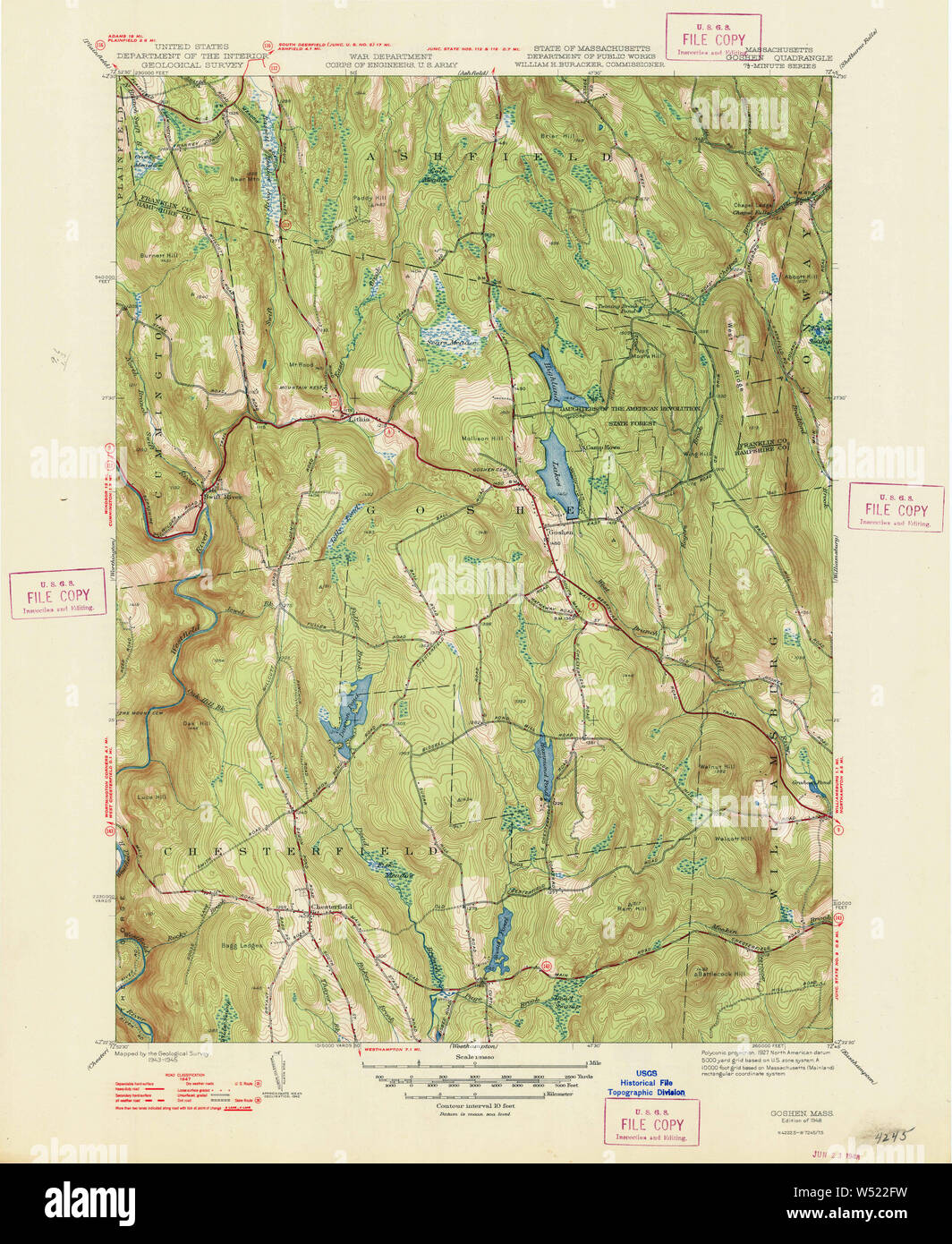 Map of goshen hi-res stock photography and images - Alamy