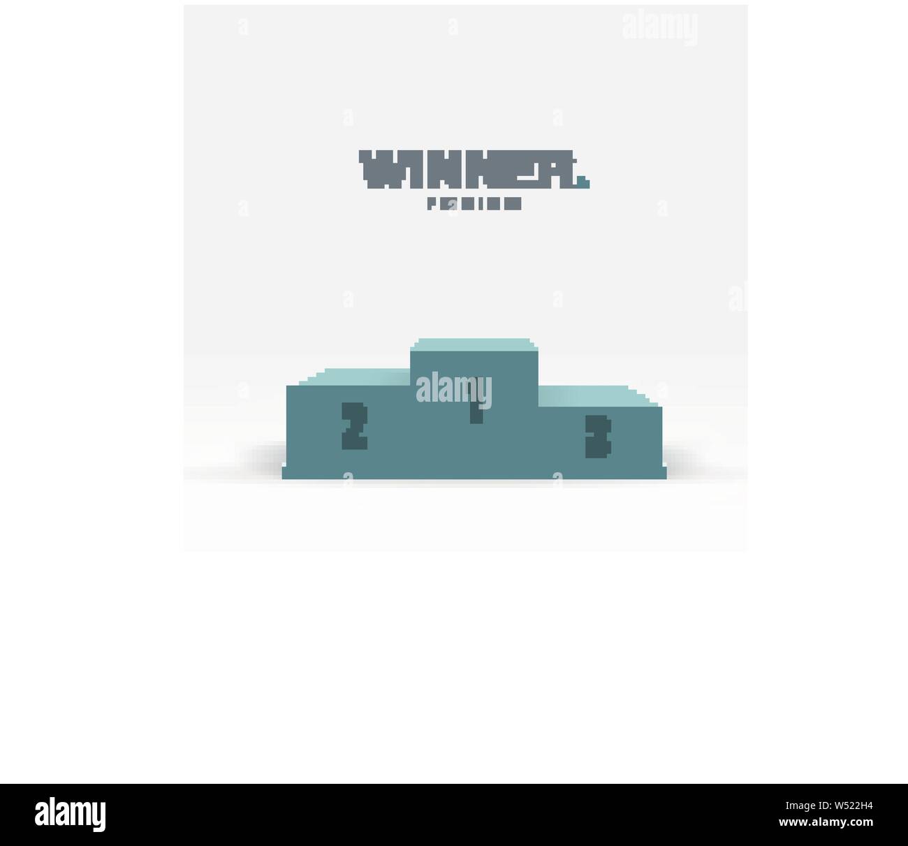 Blue winners podium. Pedestal. Spotlight Vector illustration eps 10 ...