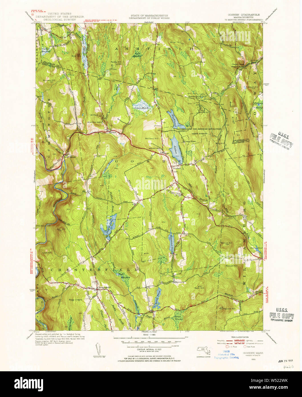 Map of goshen hi-res stock photography and images - Alamy
