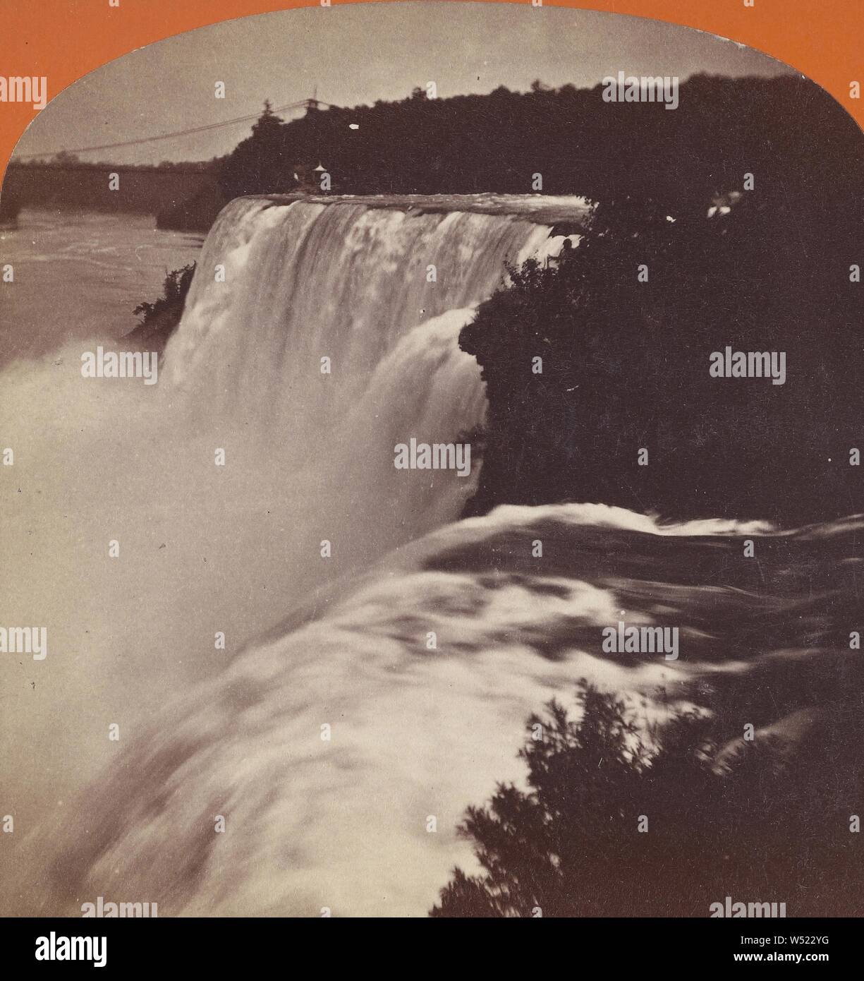 American Fall from Goat Island - Niagara., George Barker (American ...