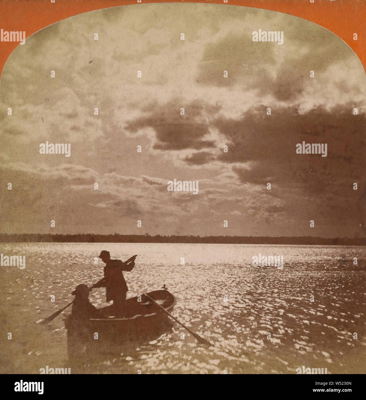 Sunset - Niagara River, George Barker (American, 1844 - 1894), about ...