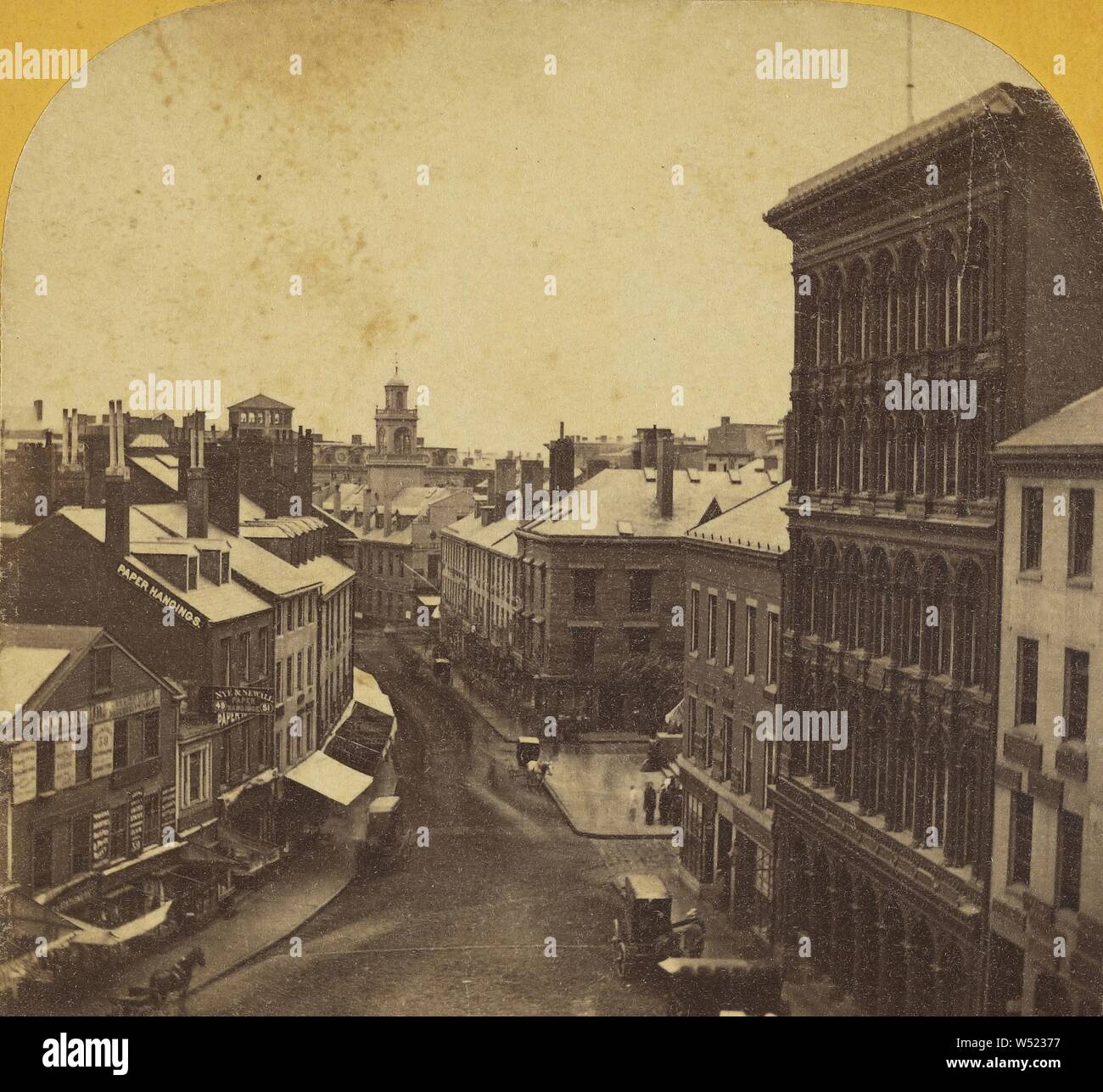 Court Street, Boston, Mass., Deloss Barnum (American, 1825 - 1873 ...