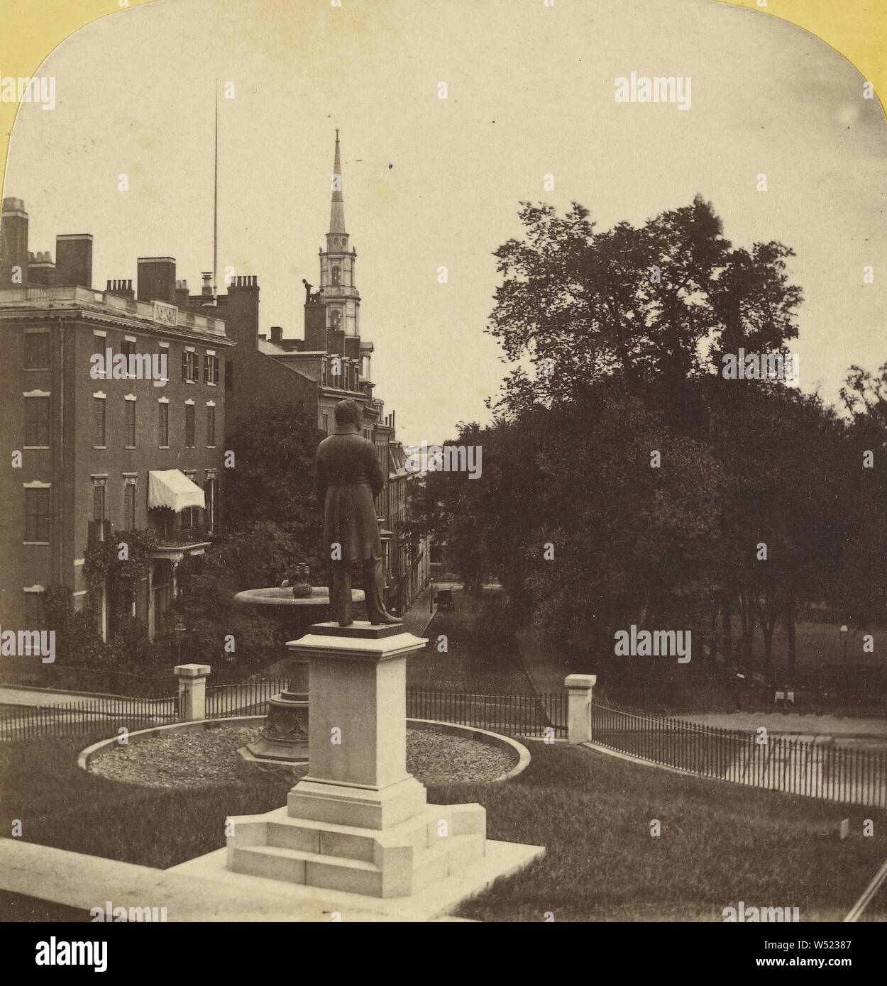 Webster's Statue, Boston, Mass., Deloss Barnum (American, 1825 - 1873 ...