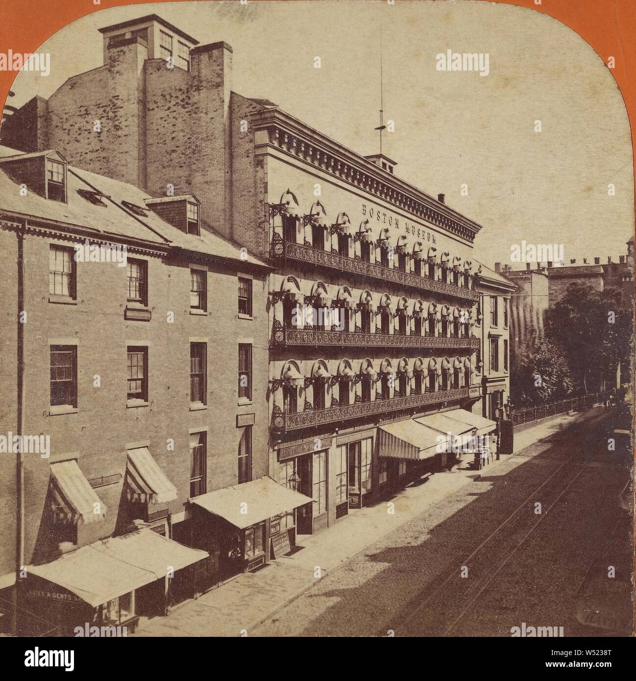 Boston Museum, Deloss Barnum (American, 1825 - 1873), about 1859 ...