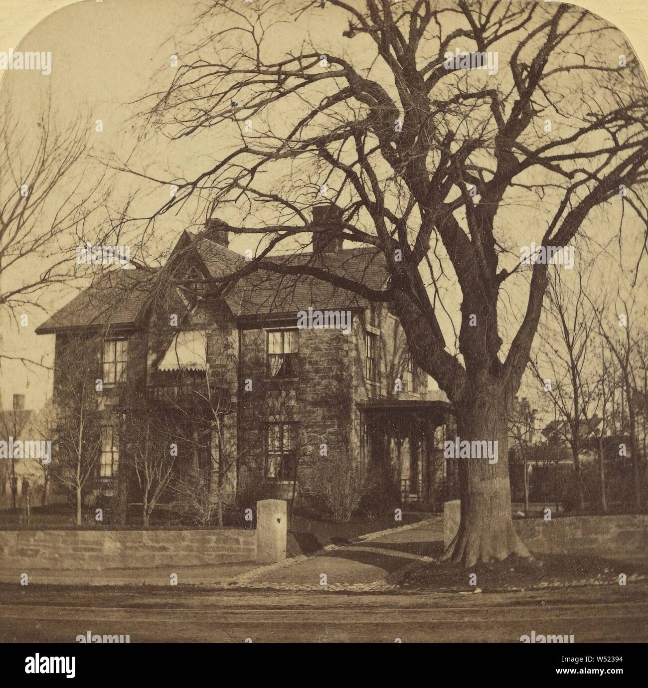 The Birthplace of Gen. Joseph Warren. Roxbury, Mass., Deloss Barnum ...