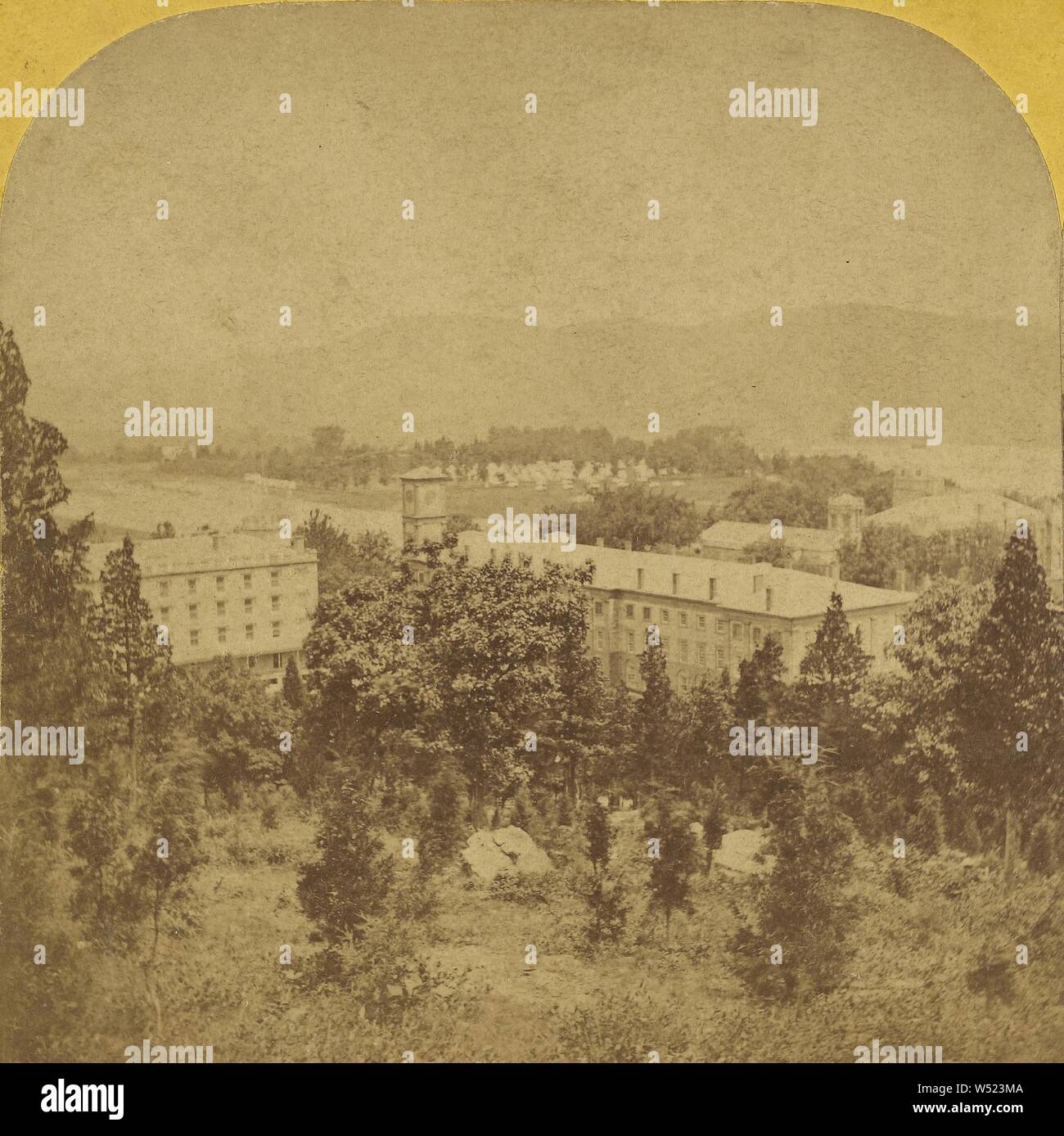 Cadet barracks, West Point, built in 1851, Deloss Barnum (American ...