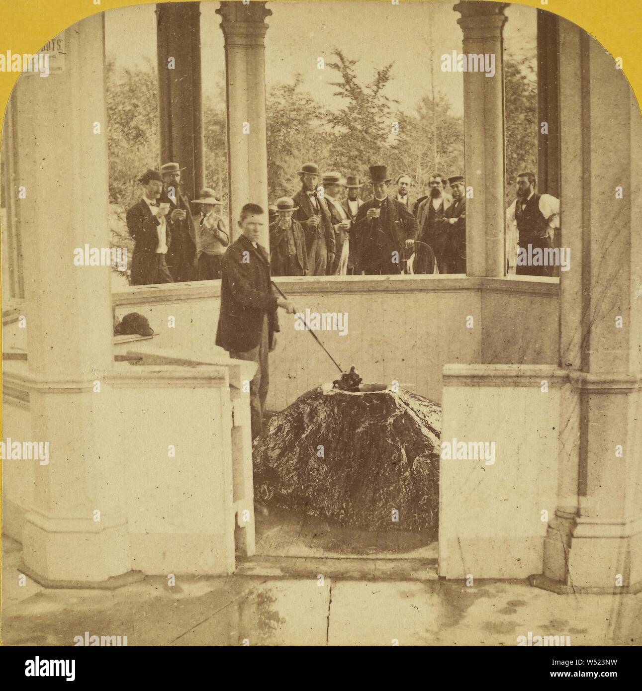 High Rock Congress Spring. Saratoga Spa, N.Y., Deloss Barnum (American ...