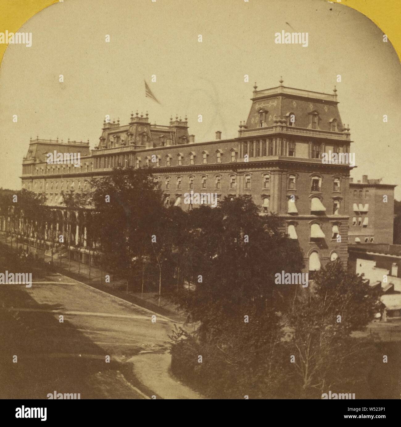 Congress Hall, Saratoga Springs, N.Y., Deloss Barnum (American, 1825 ...