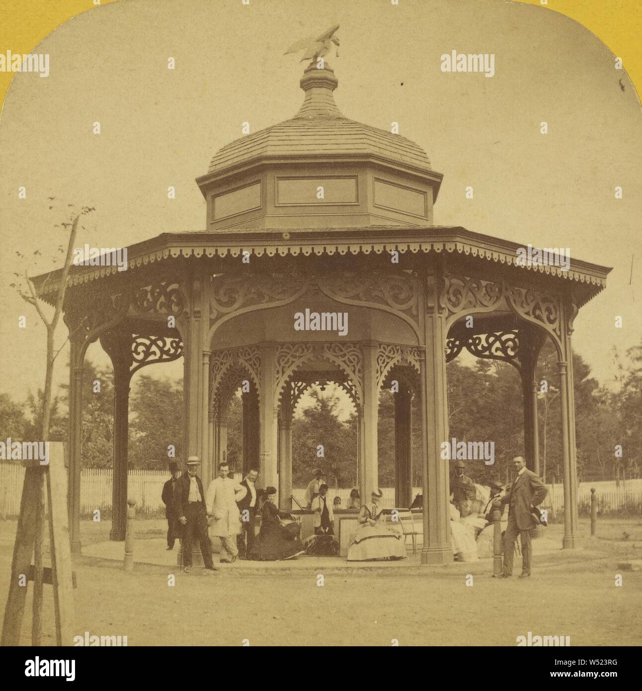 High Rock Spring, Saratoga Springs, N.Y., Deloss Barnum (American, 1825 ...