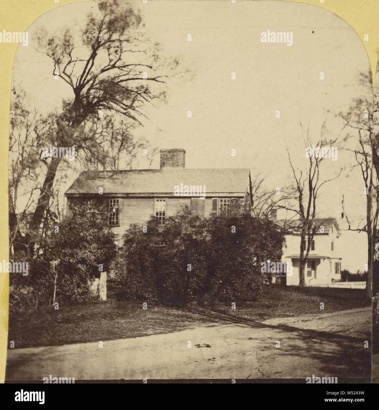 The Clark House. Lexington, Mass., Deloss Barnum (American, 1825 - 1873 ...