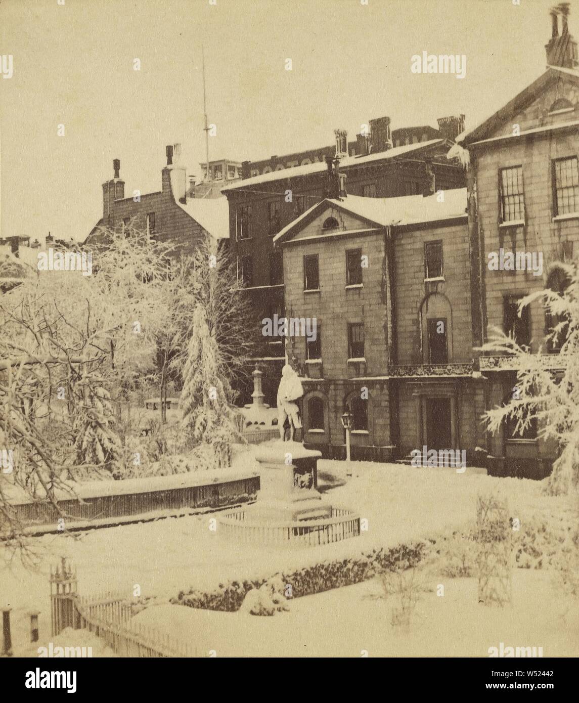 Franklin Statue, Boston, Mass., Attributed to Deloss Barnum (American ...