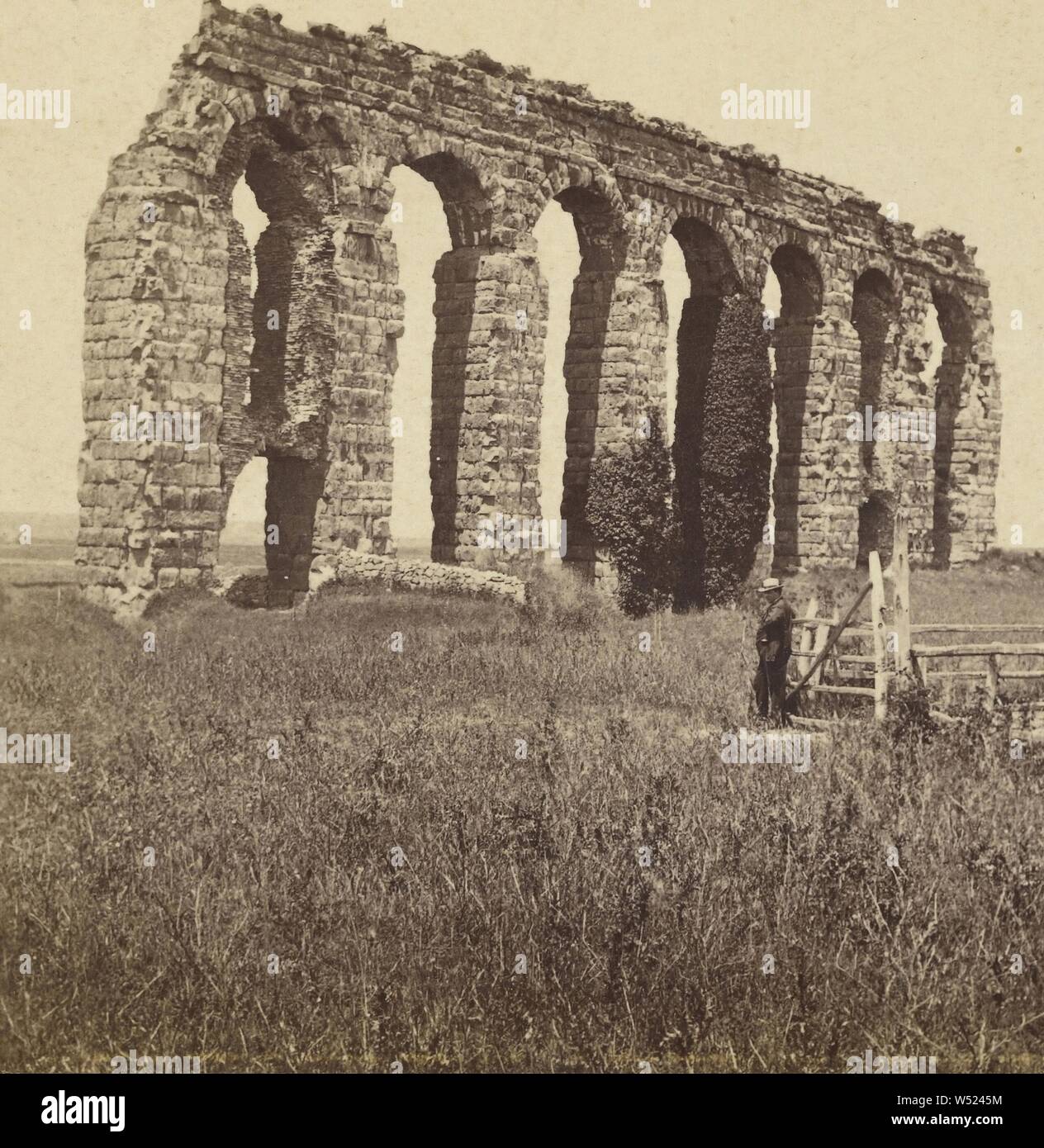 Acquidotti nella Campagna di Roma., Edmondo Behles (Italian, born ...