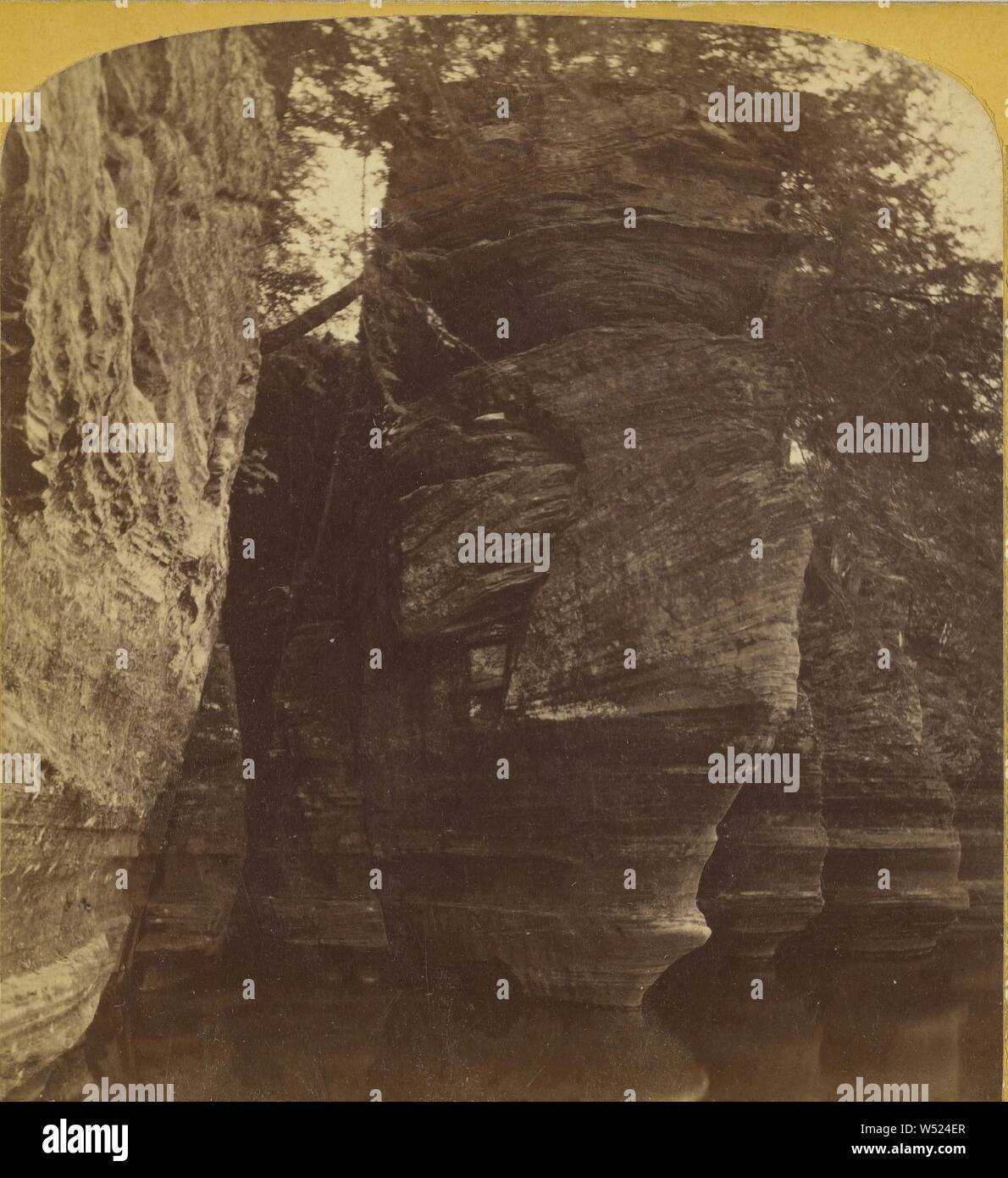 View in the Navy Yard, the old Black Warrior. Wisconsin Dells, Henry ...