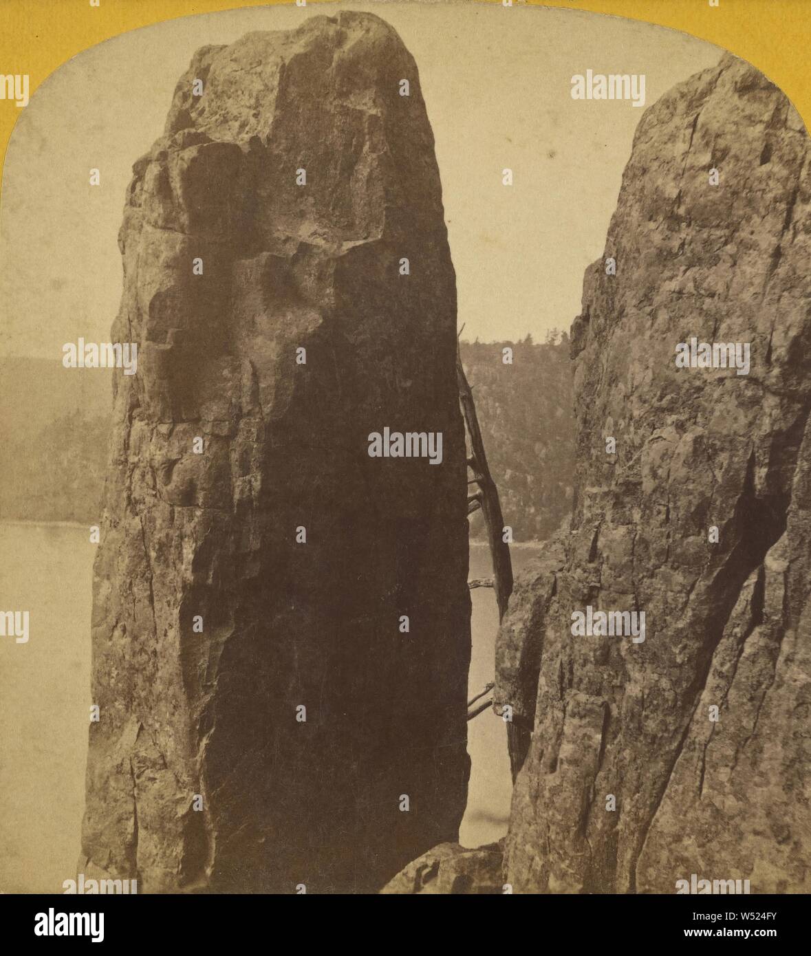 Top of First Pillar, head of Terrible Crag. Devil's Lake, Wisconsin ...