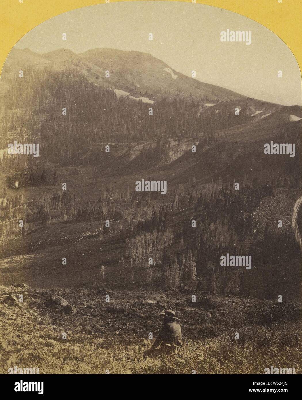 Mountain Range, near Fish Lake. Altitude, 11,575 feet., William H. Bell ...