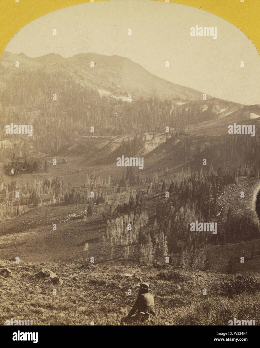 Mt. Range, near Castle Valley., William H. Bell (American, 1830 - 1910 ...