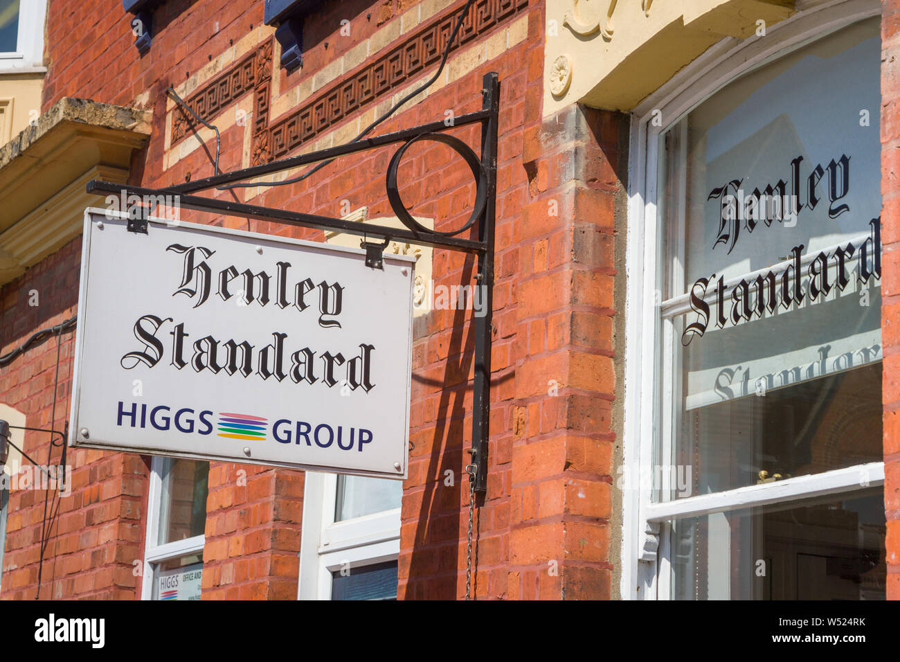 A sign outside of the offices of The Henley Standard in Henley-on ...