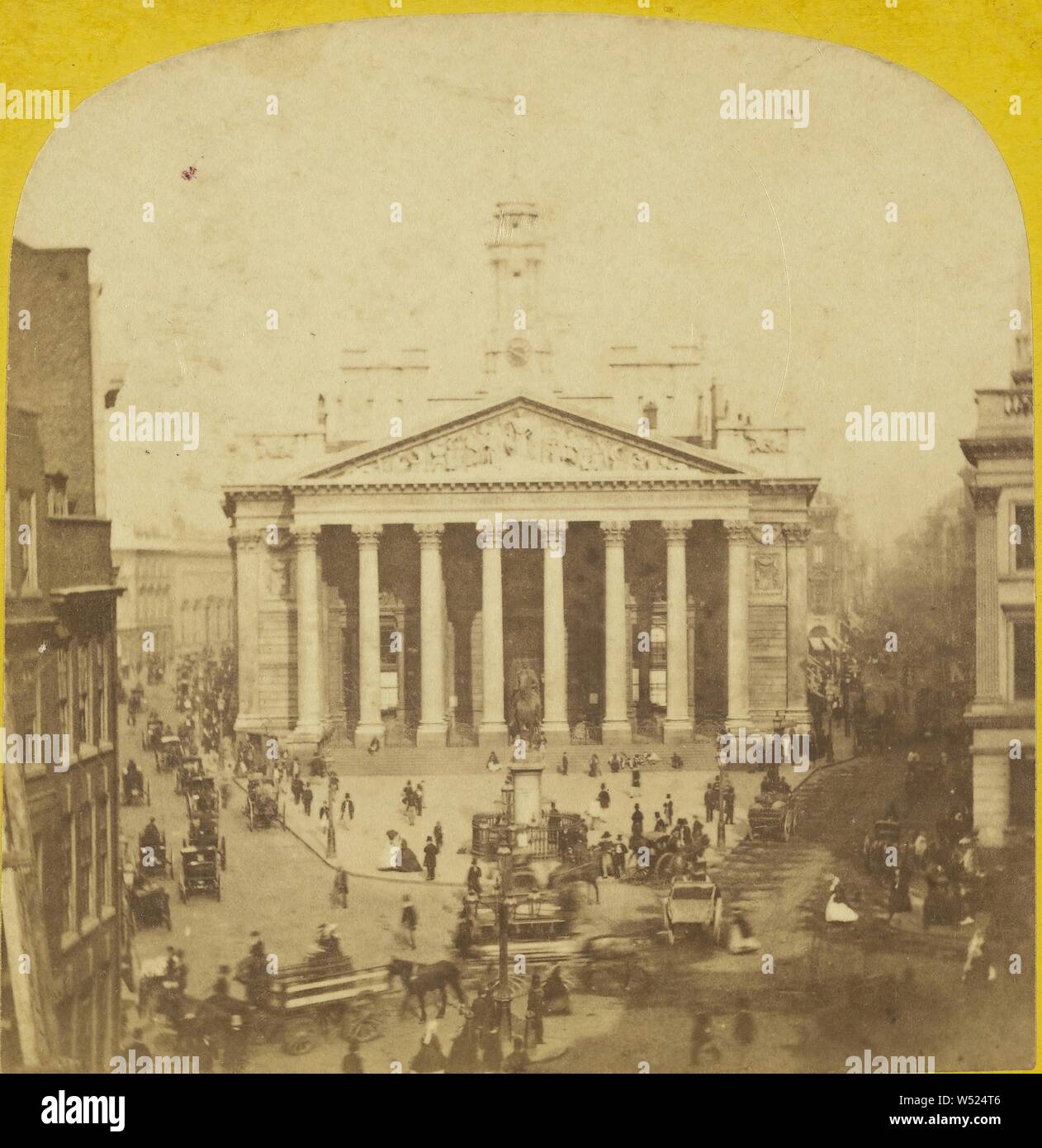 The Royal Exchange. London, England, Valentine Blanchard (British, 1831 ...