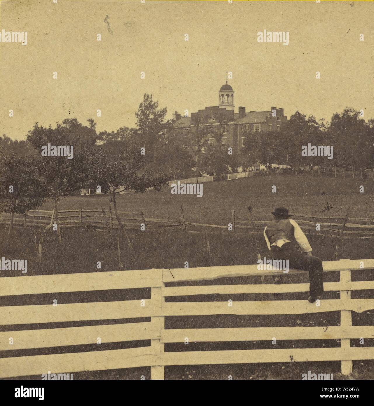 The Seminary at Gettysburgh., Studio of Mathew B. Brady (American ...