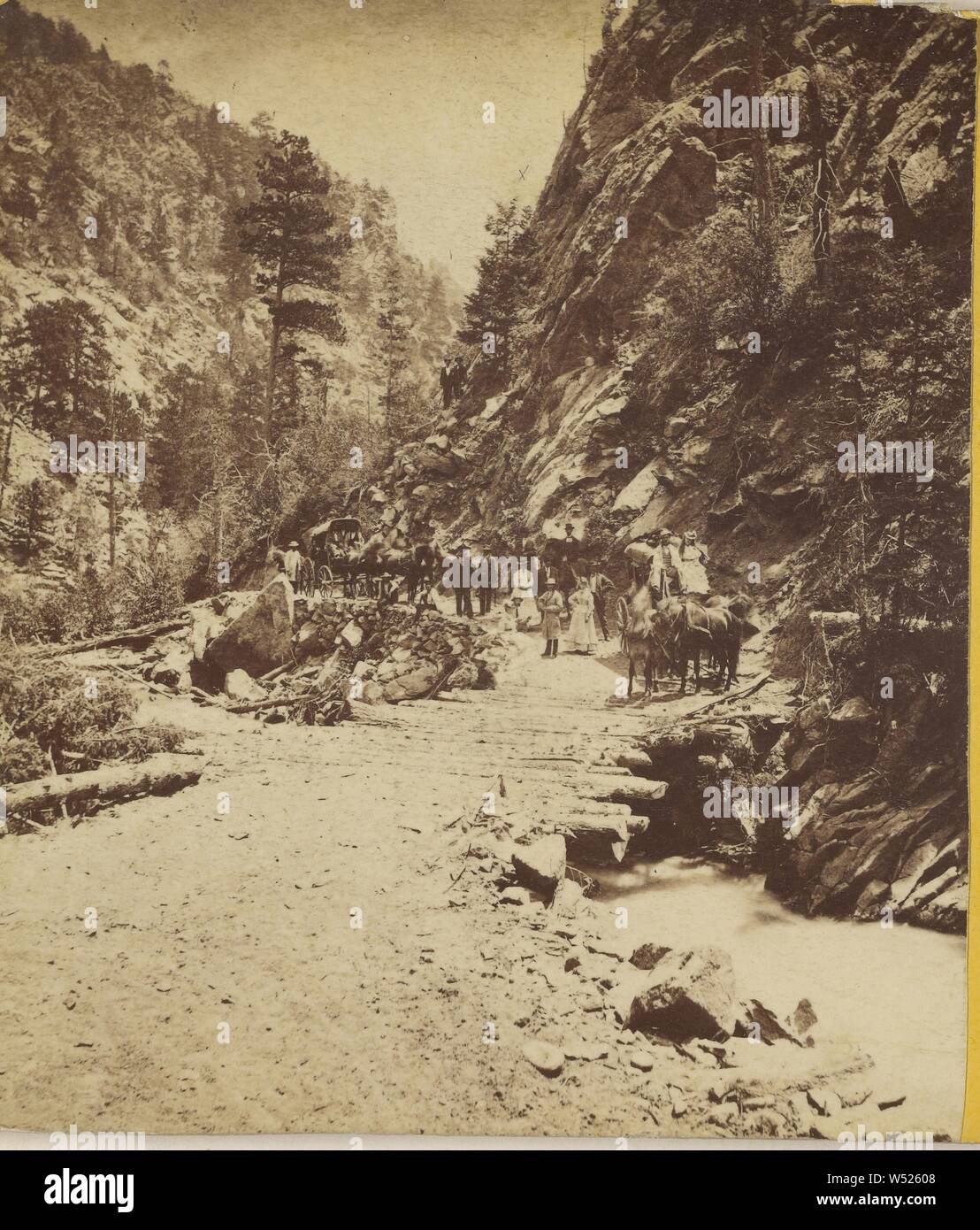 Boulder Canyon, Colorado, W. G. Chamberlain (American, 1815 - 1910 ...