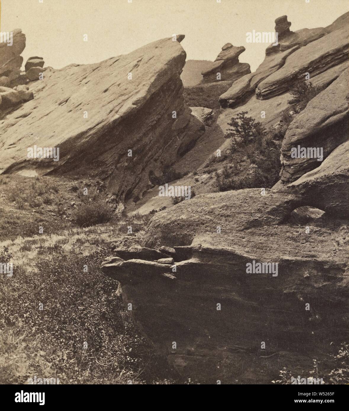 Tertiary Rocks, Mouth Bear Creek Canon. Colorado, Joseph Collier ...