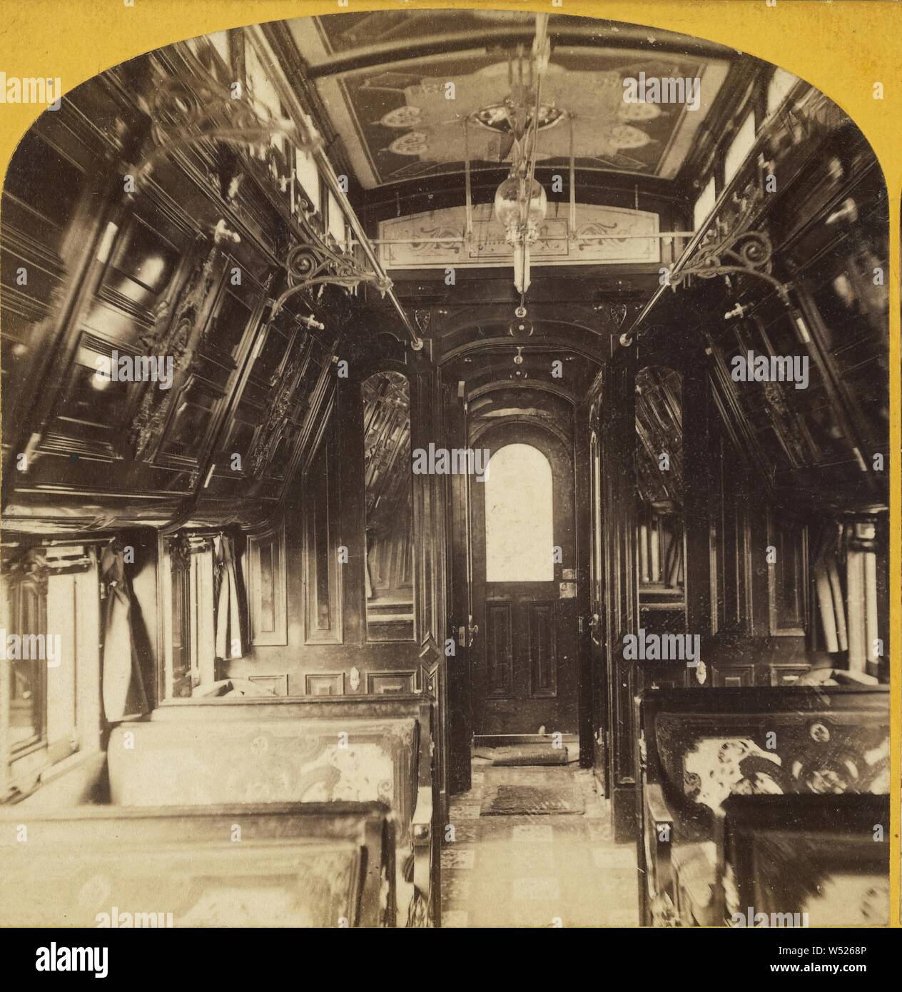Interior of Pullman Palace Car., Copelin & Melander, 1870s, Albumen ...