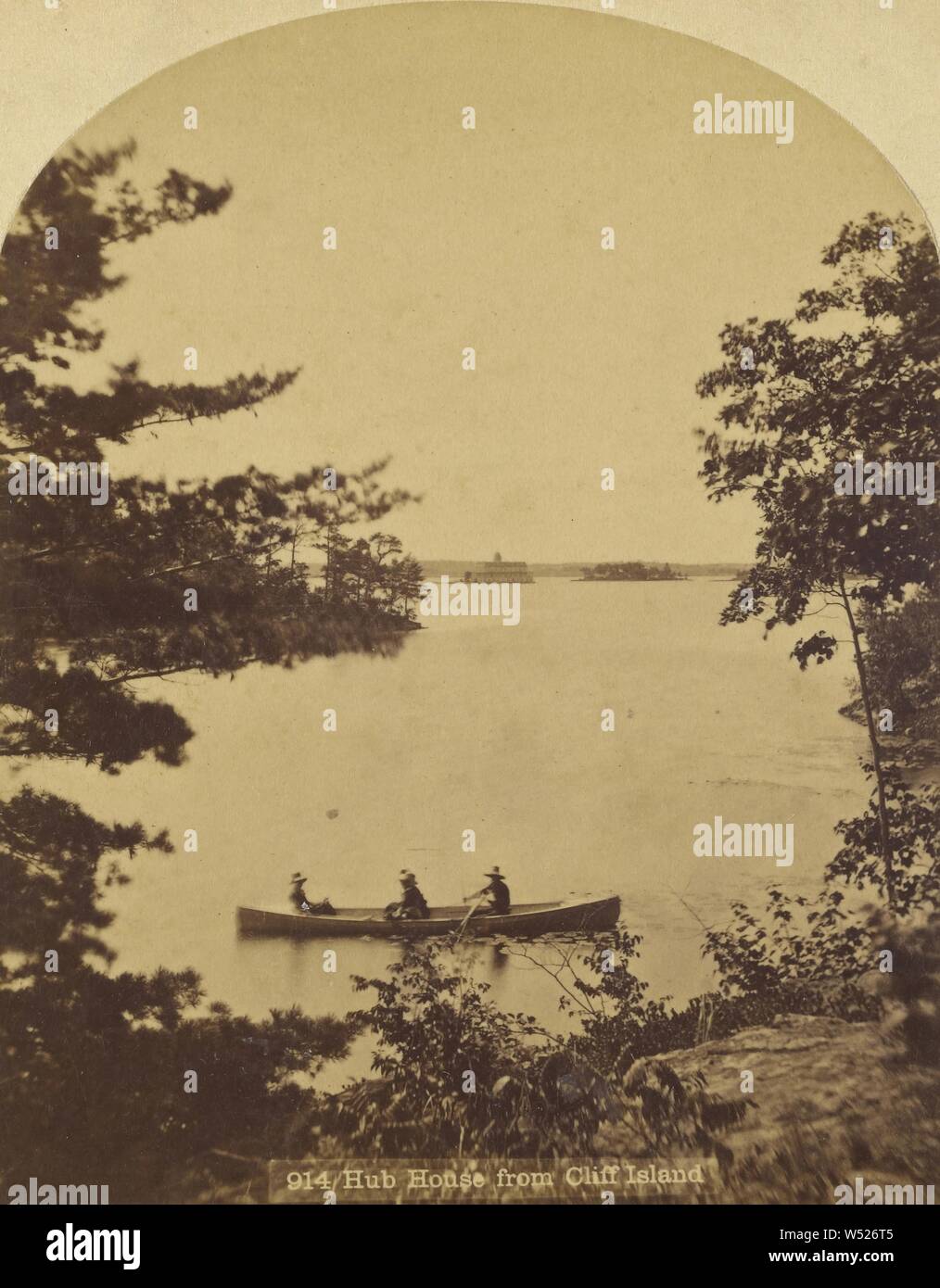 Hub House from Cliff Island, James Esson (Canadian, 1854 - 1933), 1880 ...