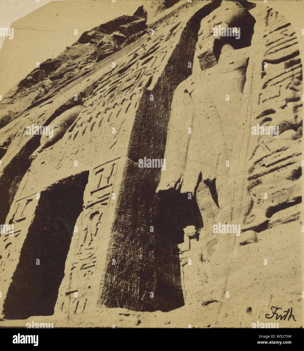 The small rock Temple at Abou Simbel, Francis Frith (English, 1822 ...