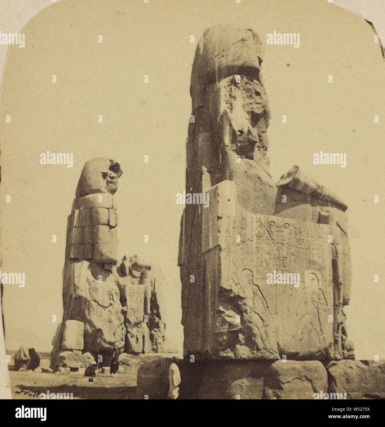 Two colossal statues mensior hi-res stock photography and images - Alamy