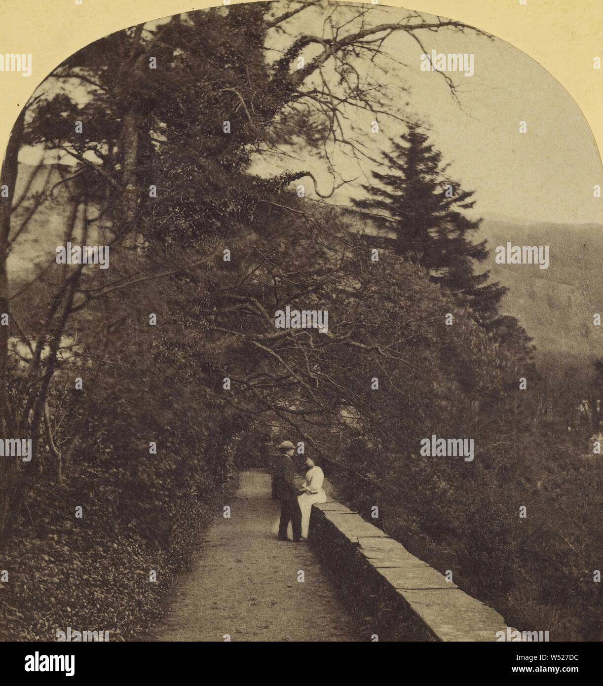 The Terrace at Rydal Mount., John Garnett (British, active Windermere ...
