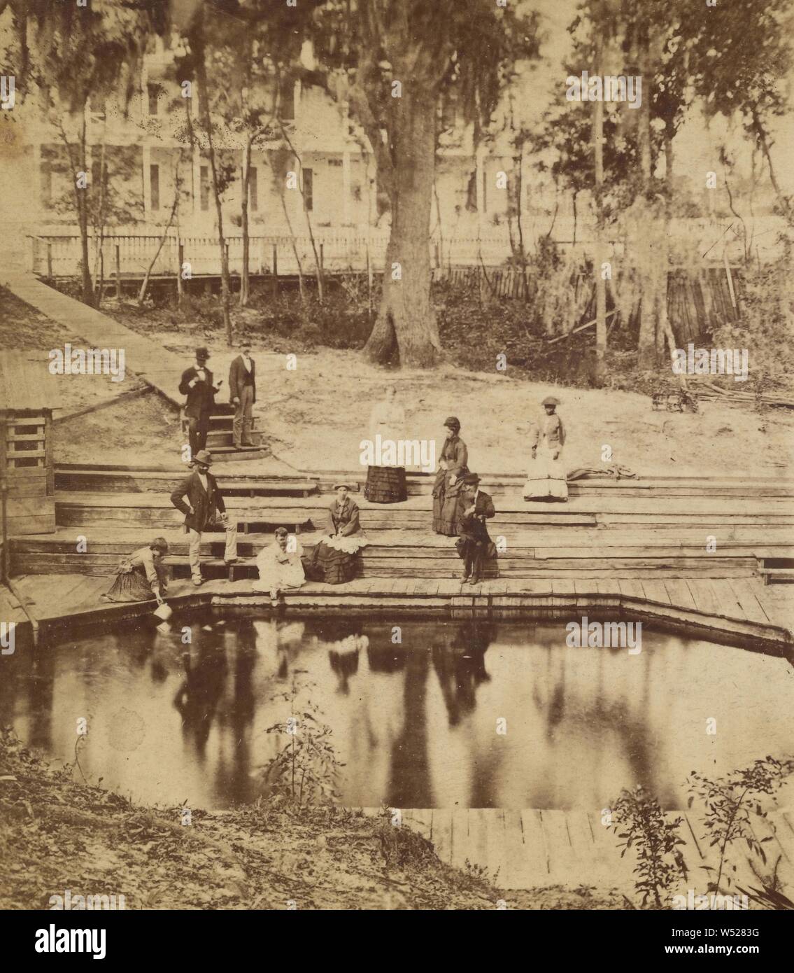 Swimming hole, Green Cove Springs, Florida, O. Pierre Havens (American ...