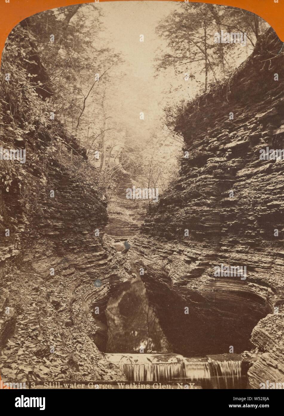 Still-water Gorge, Watkins Glen, N.Y., James Douglas Hope (American ...