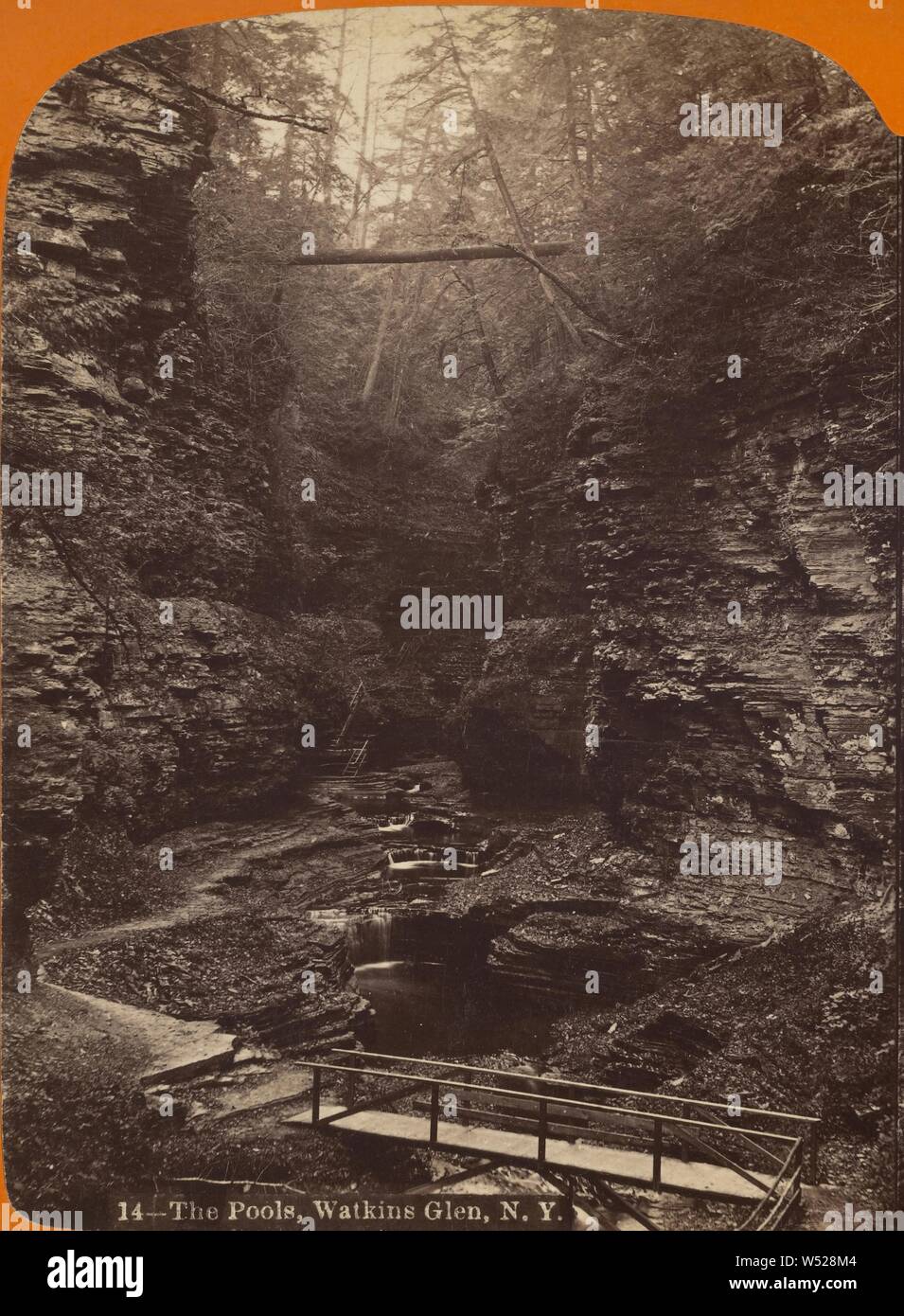 The Pools, Watkins Glen, N.Y., James Douglas Hope (American, 1846 ...