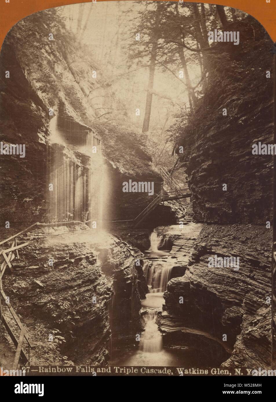 Rainbow Falls and Triple Cascade, Watkins Glen, N.Y., James Douglas ...