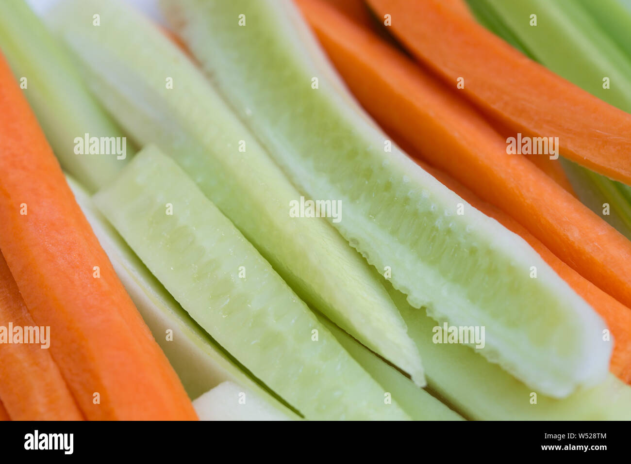 healthy snack vegetable sticks closeup Stock Photo - Alamy